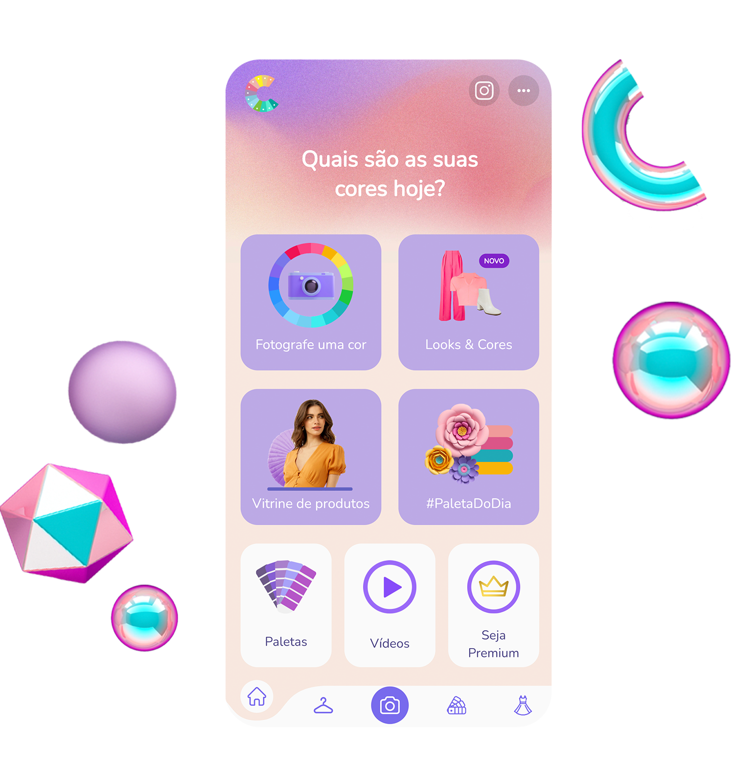 Home - ColorApp - seu aplicativo de Cores